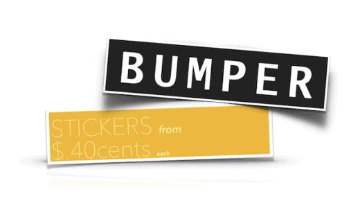 Large Bumper Stickers – Publicity Promotional Products
