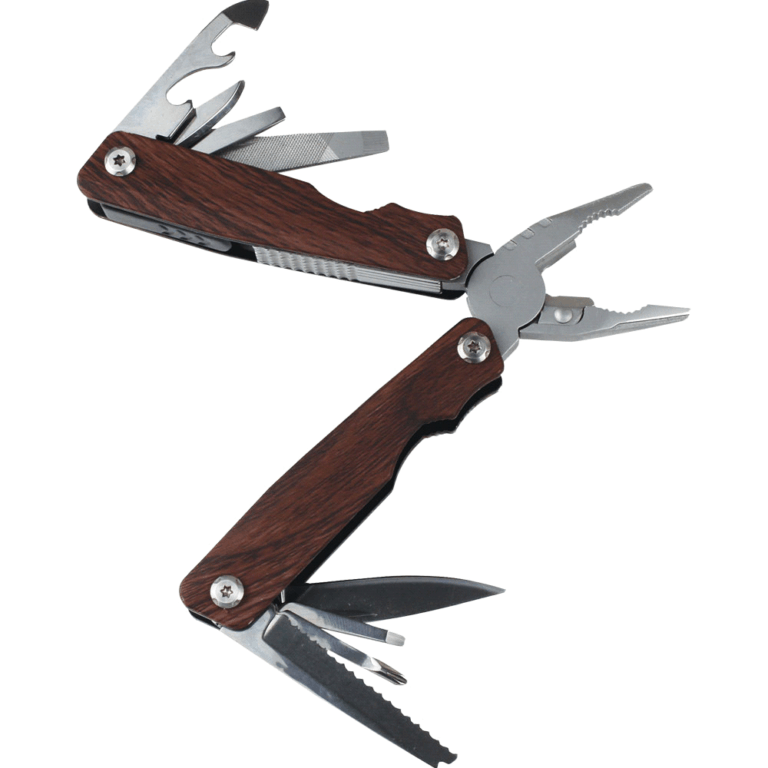 Trekk Multi Tool with Wood Finish – Publicity Promotional Products