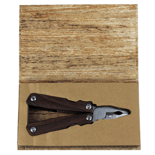 Trekk Multi Tool with Wood Finish – Publicity Promotional Products